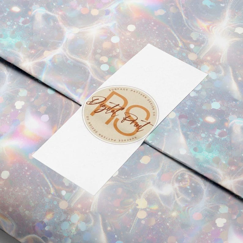 30 Holographic Rainbow Seamless Iridescent Glitter Digital Paper Pack ...