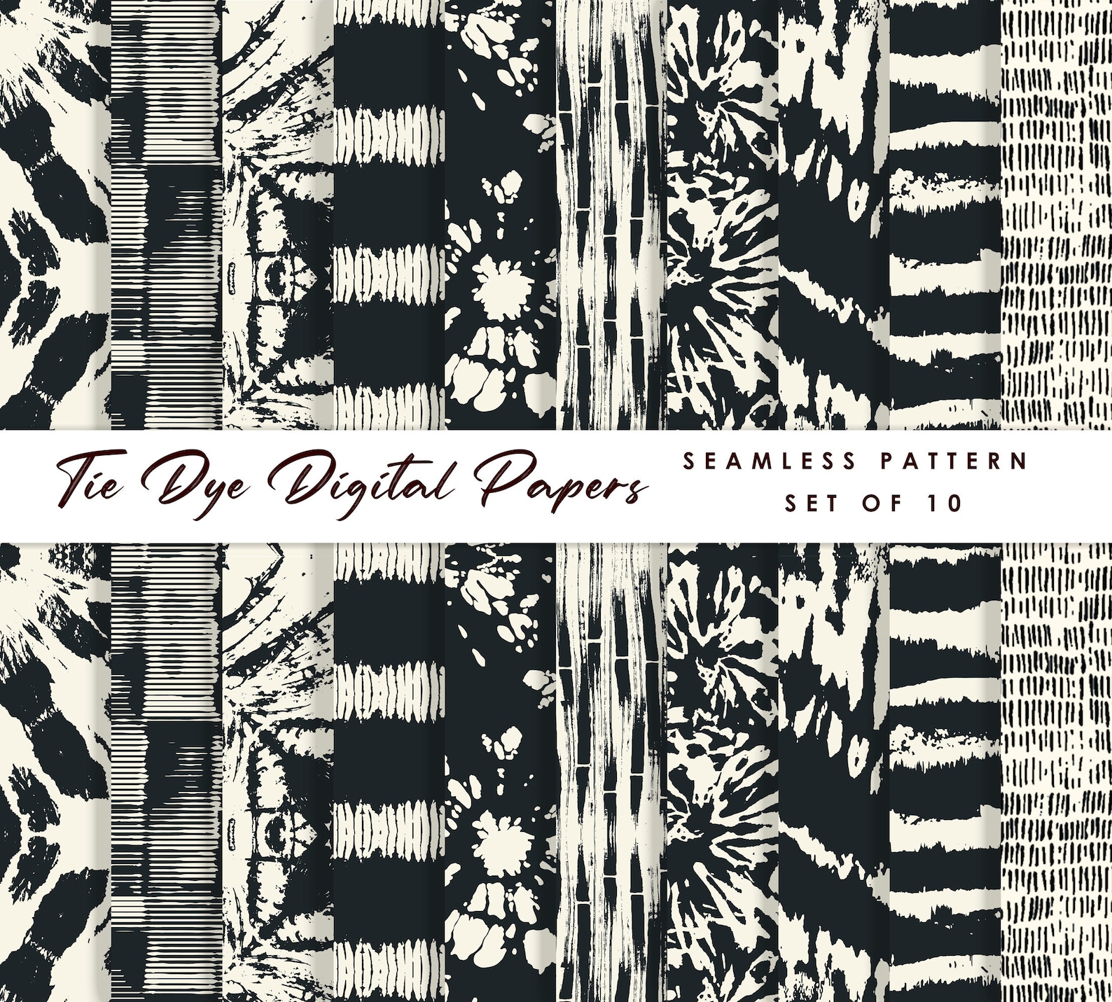 Tie Dye Digital Papers Set, Tie Dye Print, Digital Paper, Tie Dye ...