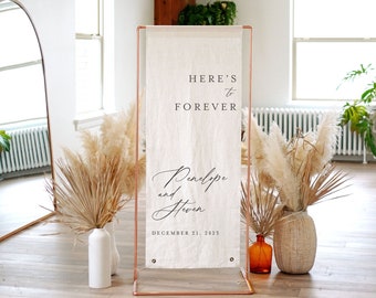 Linen Welcome Sign - Etsy