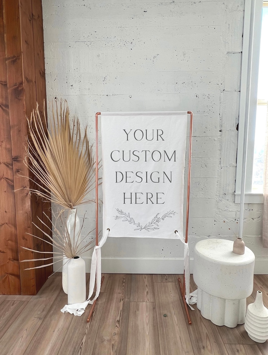 Wedding Welcome Sign, Wedding Welcome Sign, Fabric Sign, Custom Wedding ...