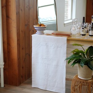 Custom Linen Bar Sign, Wedding Bar Menu, Bar Sign, Signature Cocktails ...