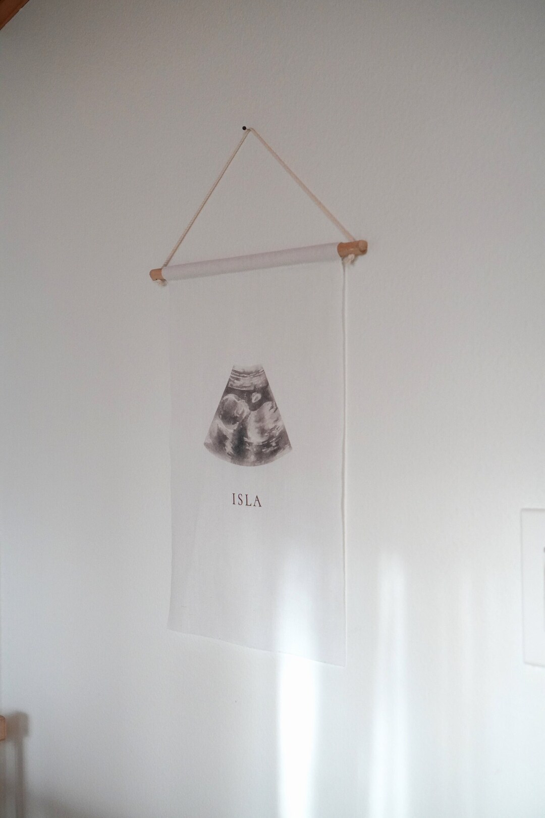 Nursery Decor, Custom Baby Ultrasound Sign, Ultrasound Nursery Wall Art ...