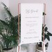 Modern Wedding Bar Menu Minimalist Bar Menu Linen Bar - Etsy