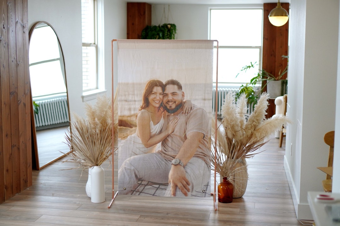 Wedding Fabric Welcome Sign, Wedding Picture Sign Banner, Fabric Sign ...