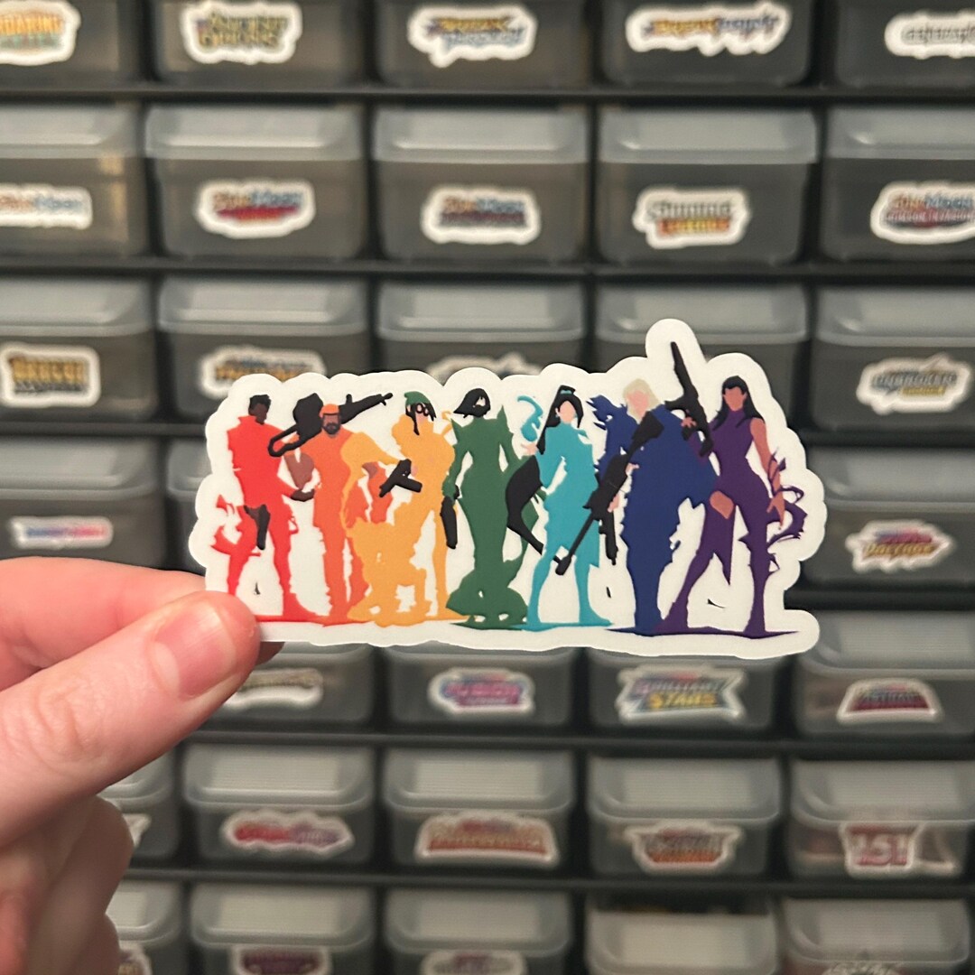 Rainbow Valorant Agents Sticker - Etsy