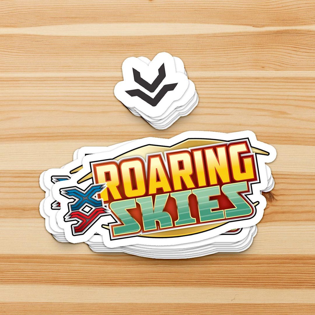 Pokemon XY Roaring Skies Sticker/binder Label - Etsy