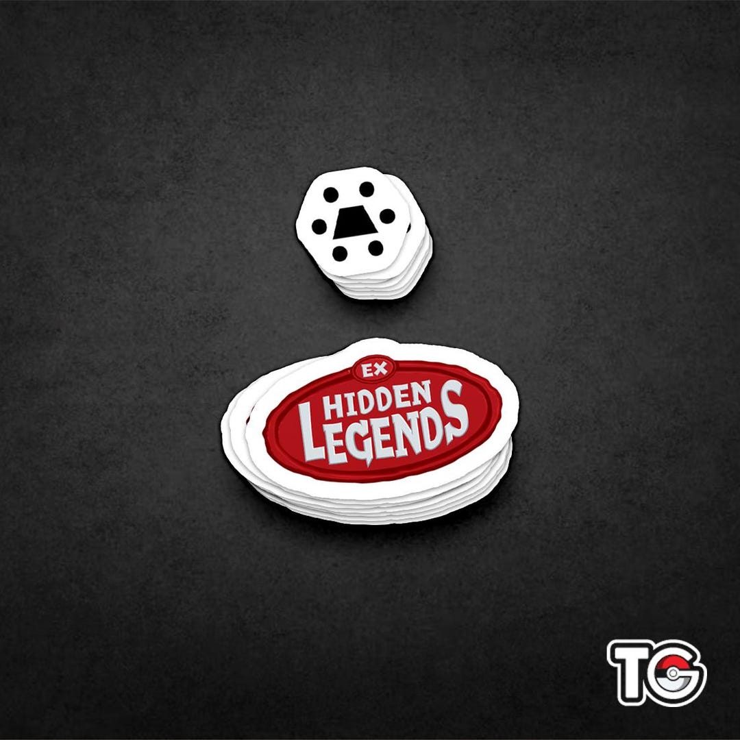 Pokemon EX Hidden Legends Sticker/binder Label - Etsy