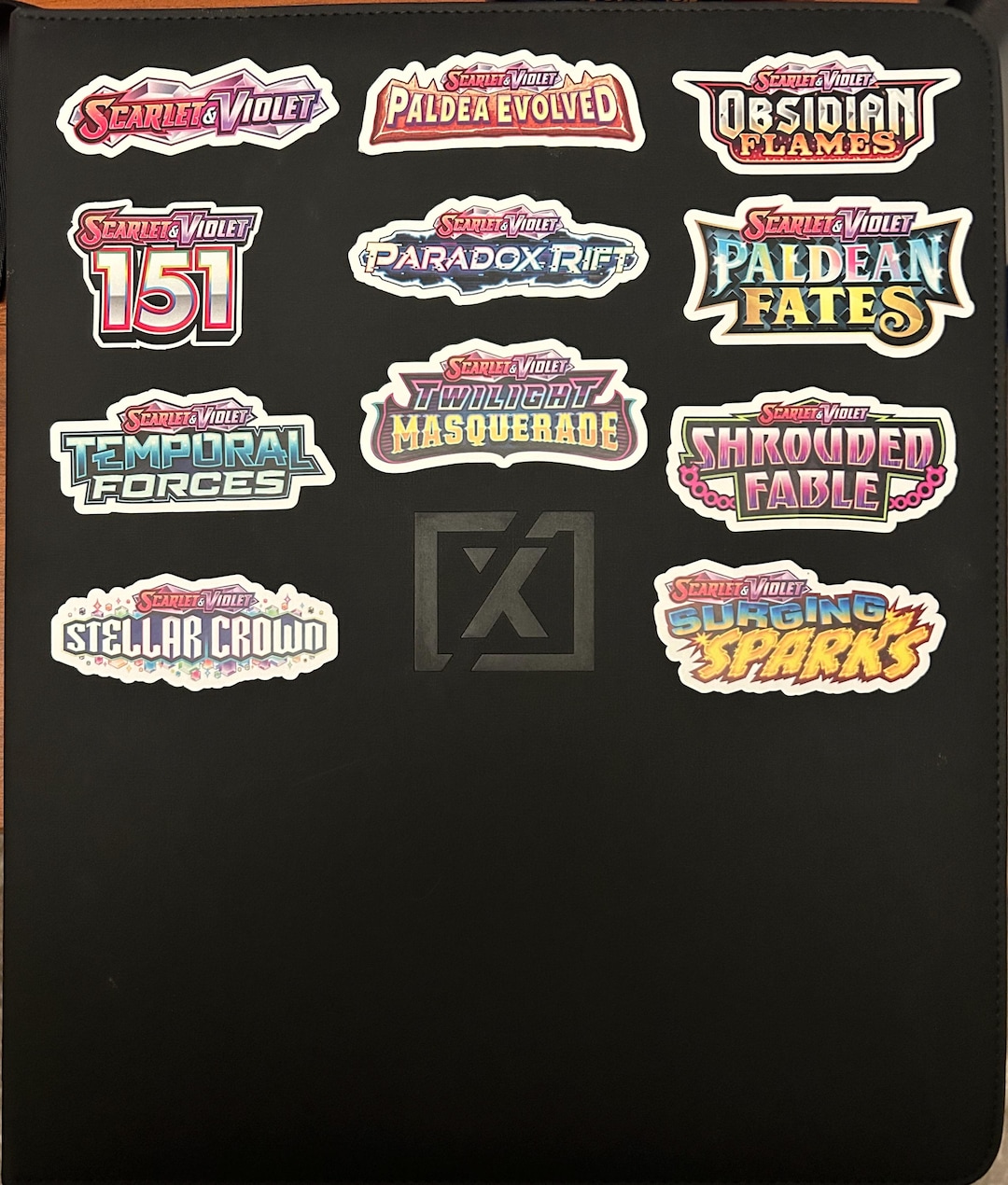 Pokemon Stickers/binder Labels Scarlet & Violet Set - Etsy
