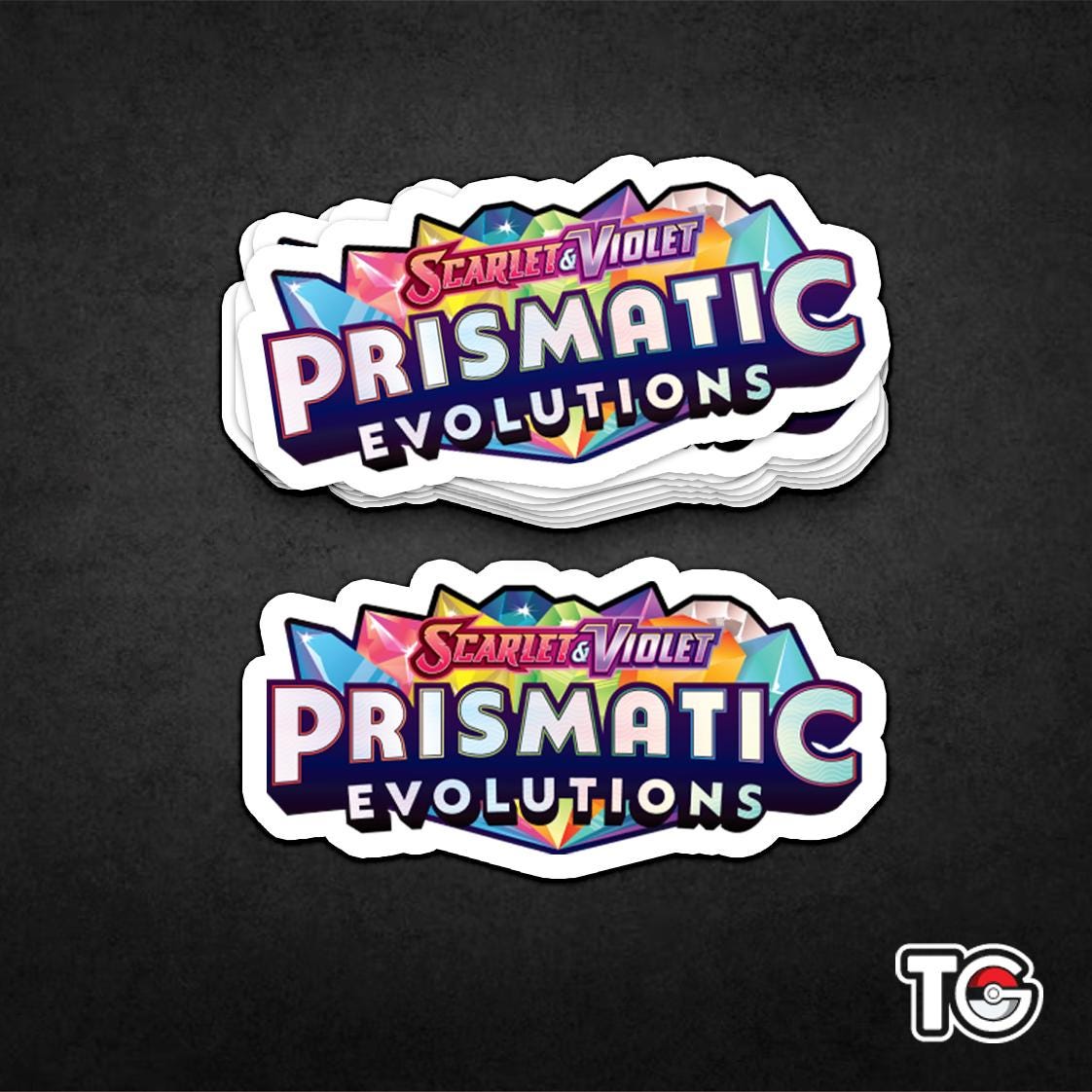 Pokemon Scarlet & Violet Prismatic Evolutions Sticker/binder Label - Etsy