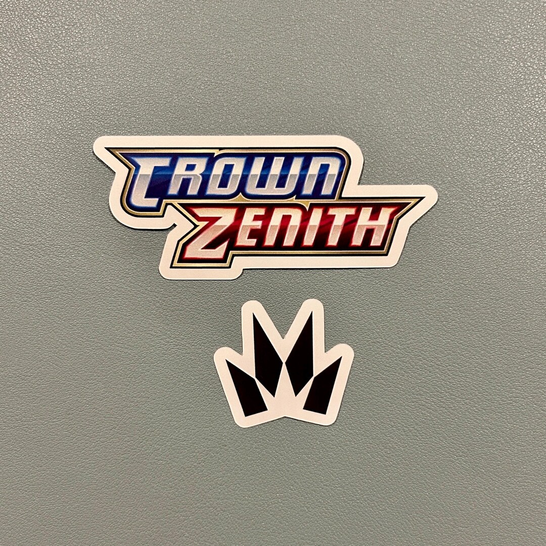 Pokemon Crown Zenith Sticker/binder Label - Etsy