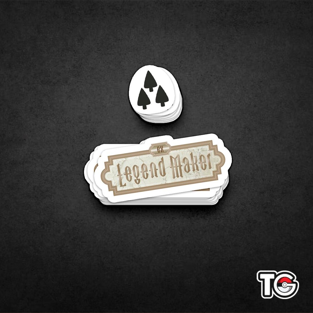 Pokemon EX Legend Maker Sticker/binder Label - Etsy