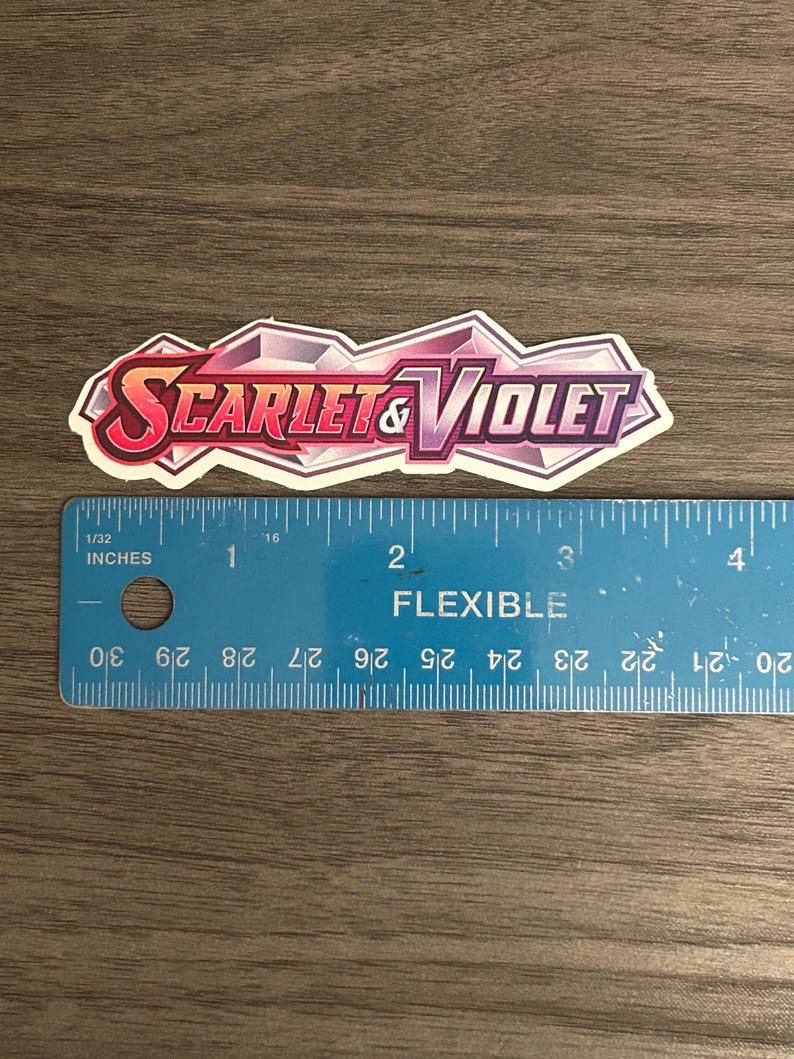 Pokemon Stickers/binder Labels Scarlet & Violet Set - Etsy