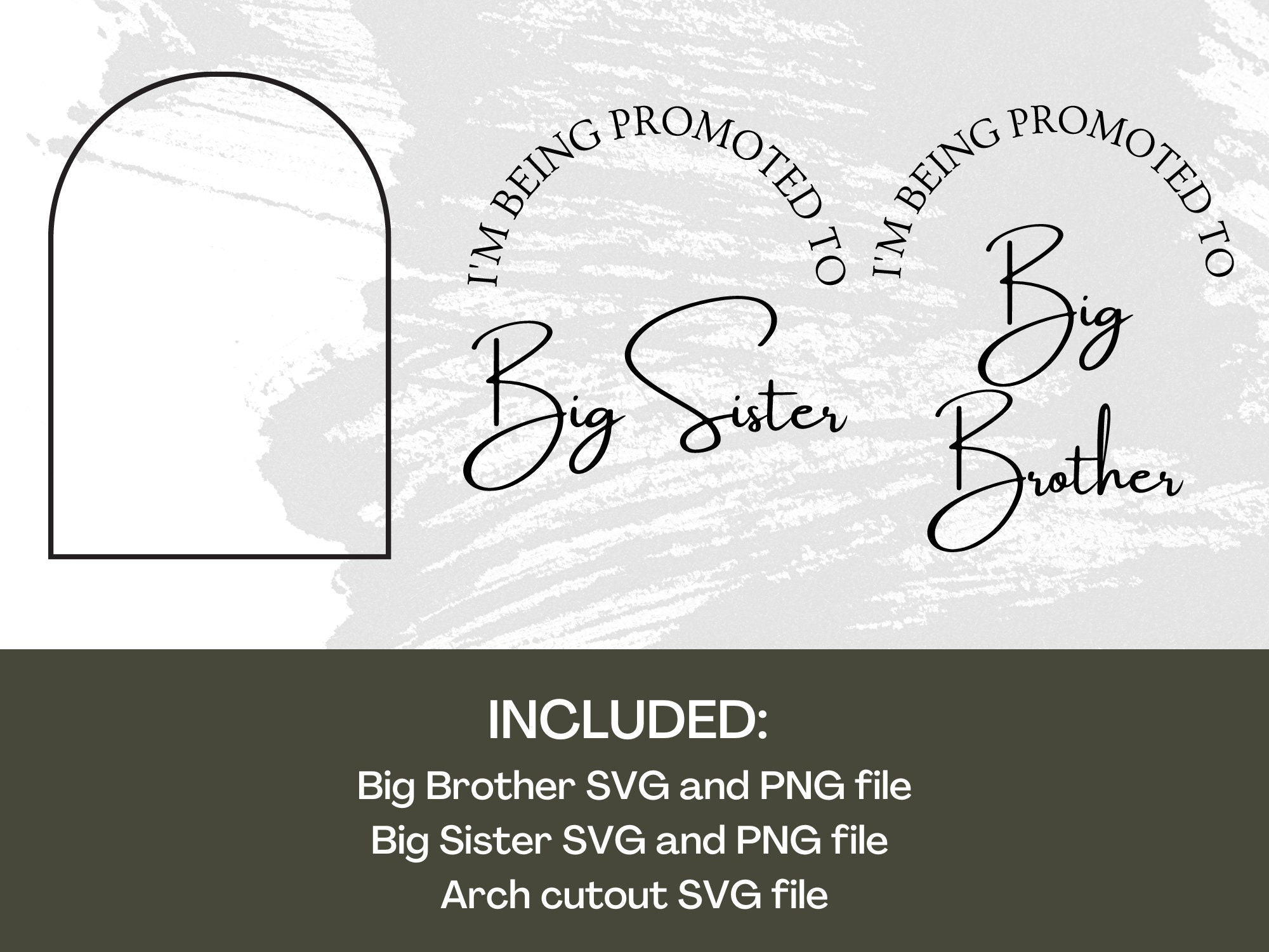 Promoted to Big Sibling SVG Big Sibling Announcement SVG Pregnancy ...