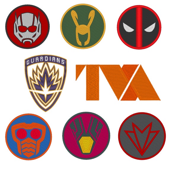 Marvel Pack 3 Avengers Patch Design for Machine Embroidery - Etsy