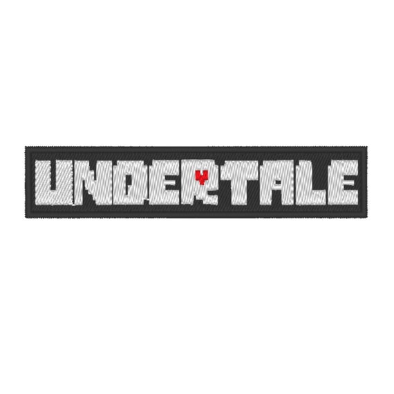 Undertale Logo Patch Design for Machine Embroidery | Etsy