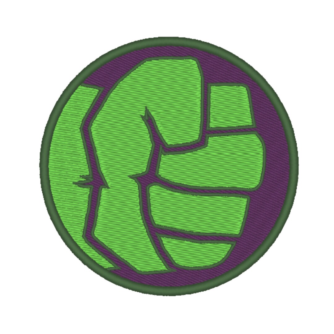 Hulk - Marvel Avengers Patch Design for Machine Embroidery - Etsy
