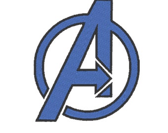Marvel Logo Patch Design for Machine Embroidery - Etsy