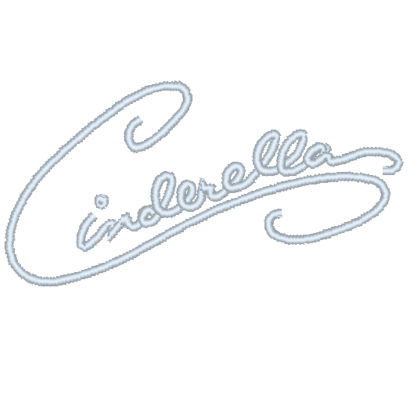 Cinderella Autograph Design for Machine Embroidery - Etsy
