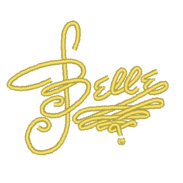 Belle Autograph Embroidery - Etsy
