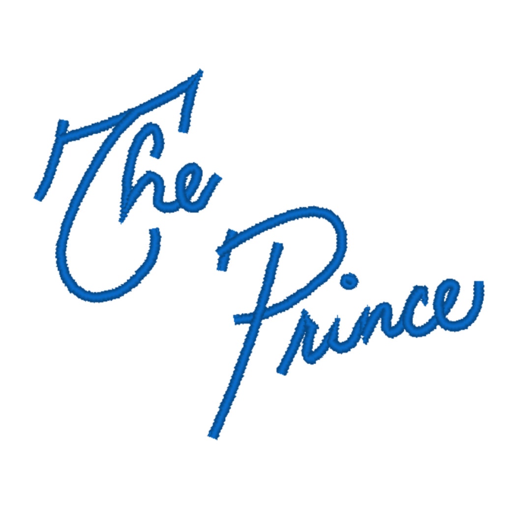 The Prince - Autograph Design for Machine Embroidery - Etsy