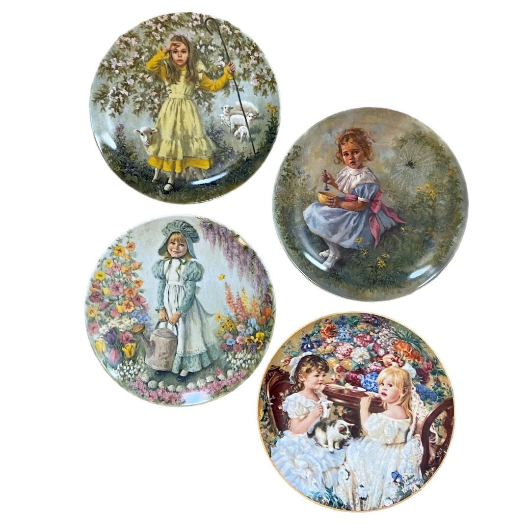 Collectible Reco Plates With Certification of Authenticity. Set of Four ...