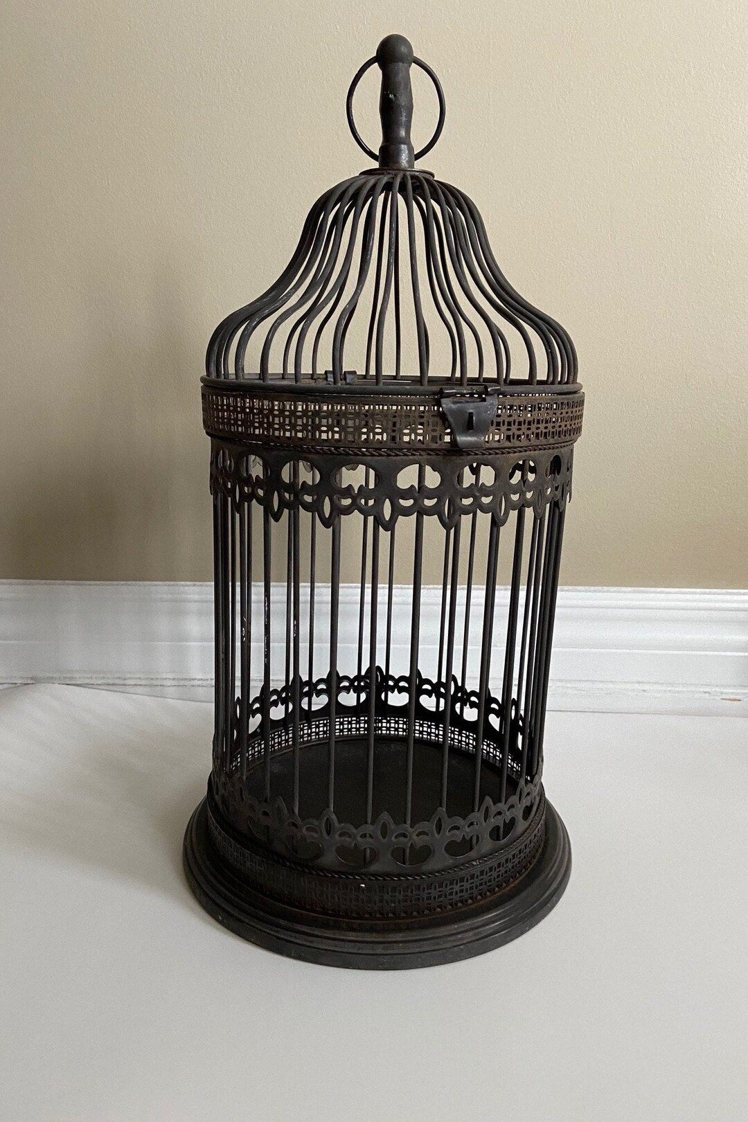 Vintage Bird Cage. Decorative Metal Cage With Fine Details. - Etsy