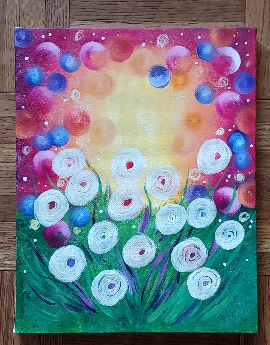 Abstract Dandelions - Etsy
