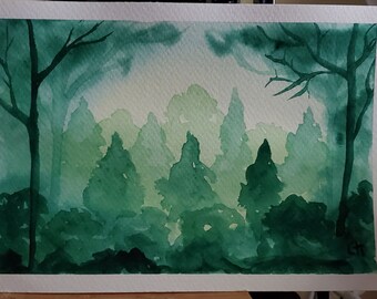 5x7 Love the Lord Watercolor - Etsy