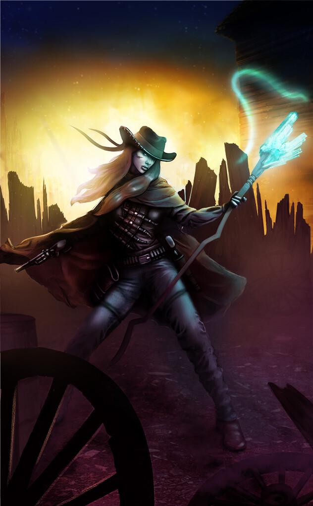 Gun Witch STL Digital Download for 3D Printing 32mm 75mm Western ...