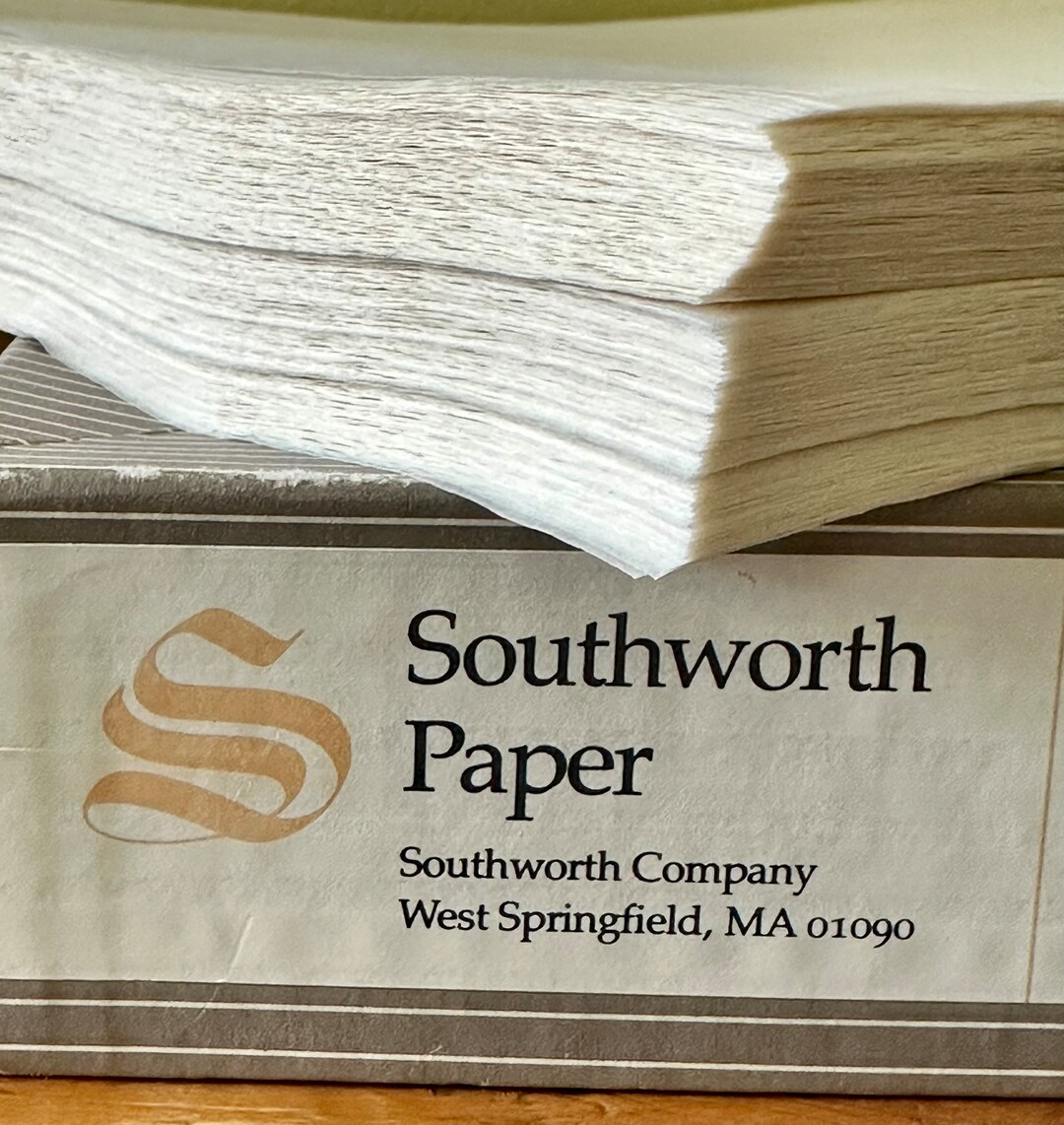 Southworth Racerase Cockle Finish Onionskin Typing Paper - Etsy