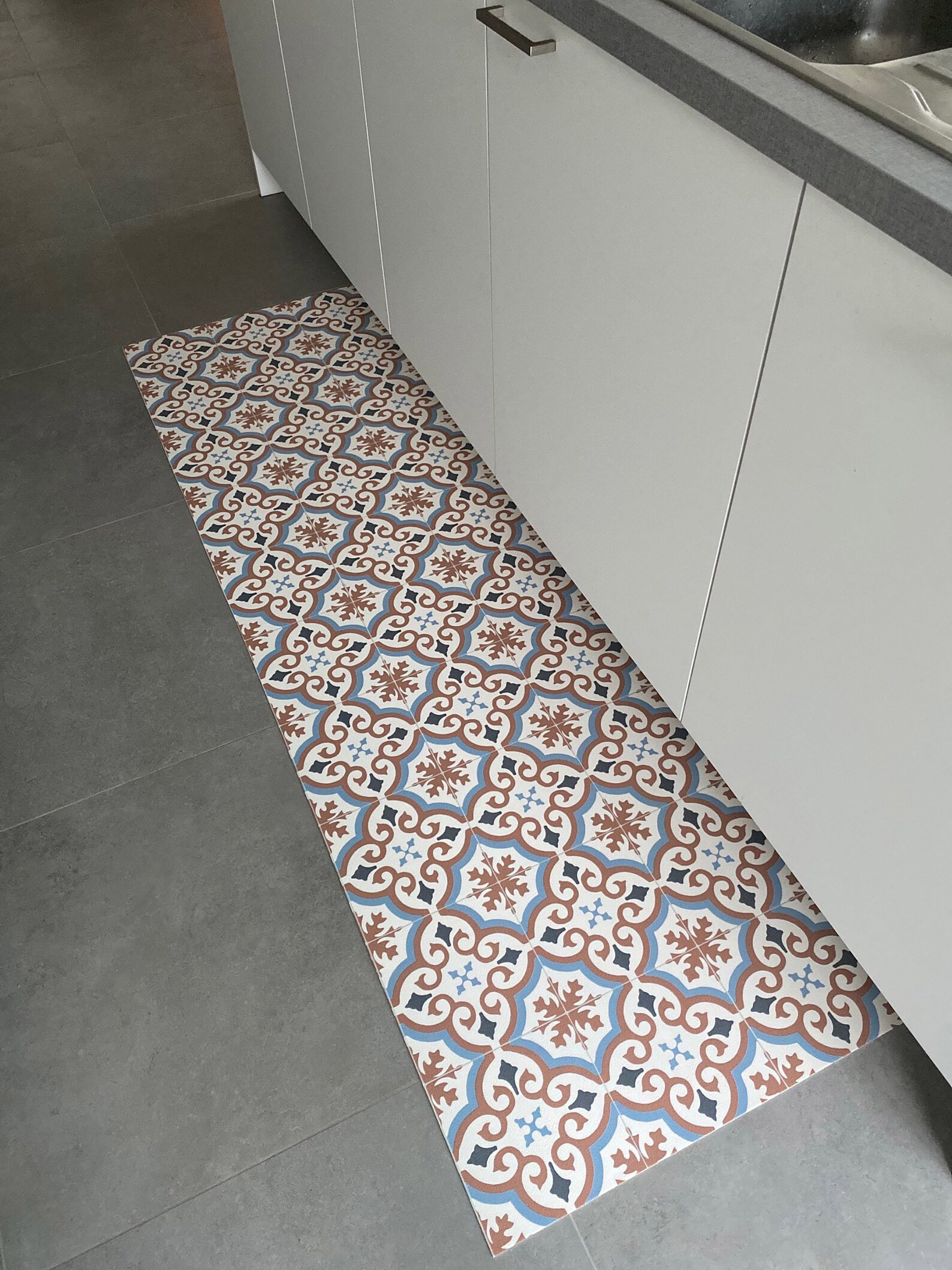 VLETEREN Vinyl Kitchen Runner PVC Carpet. Anti-slip. for - Etsy