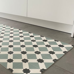 POSTEL - Vinyl Kitchen Runner PVC Carpet. Anti-slip. for Floor ...