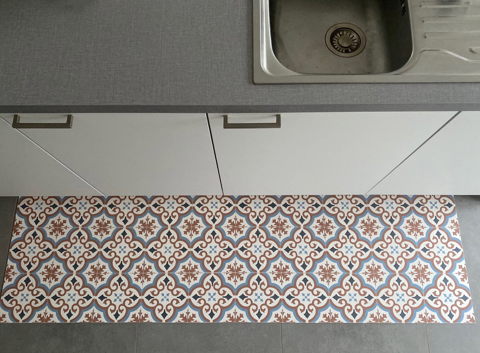 VLETEREN Vinyl Kitchen Runner PVC Carpet. Anti-slip. for - Etsy