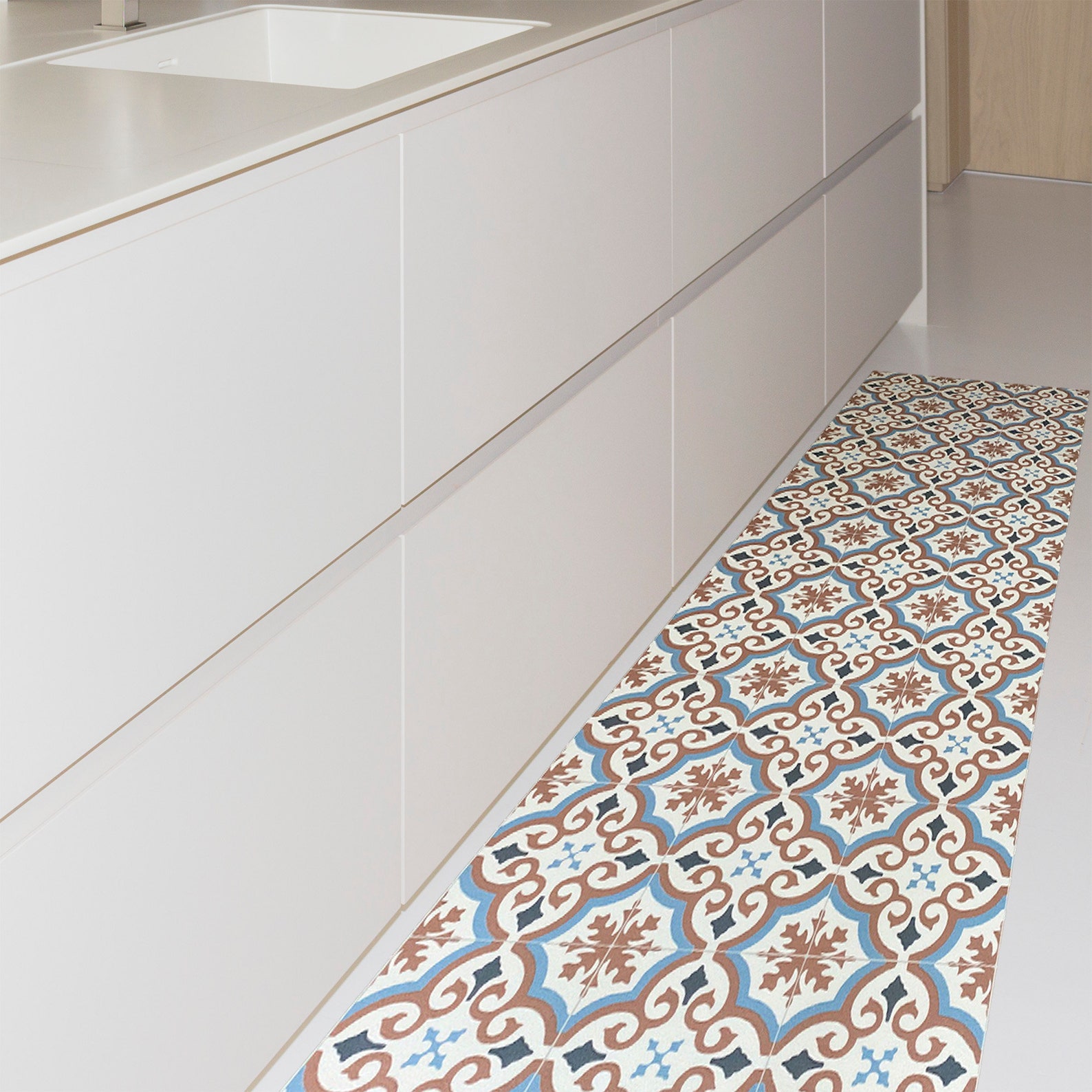 VLETEREN Vinyl Kitchen Runner PVC Carpet. Anti-slip. for - Etsy