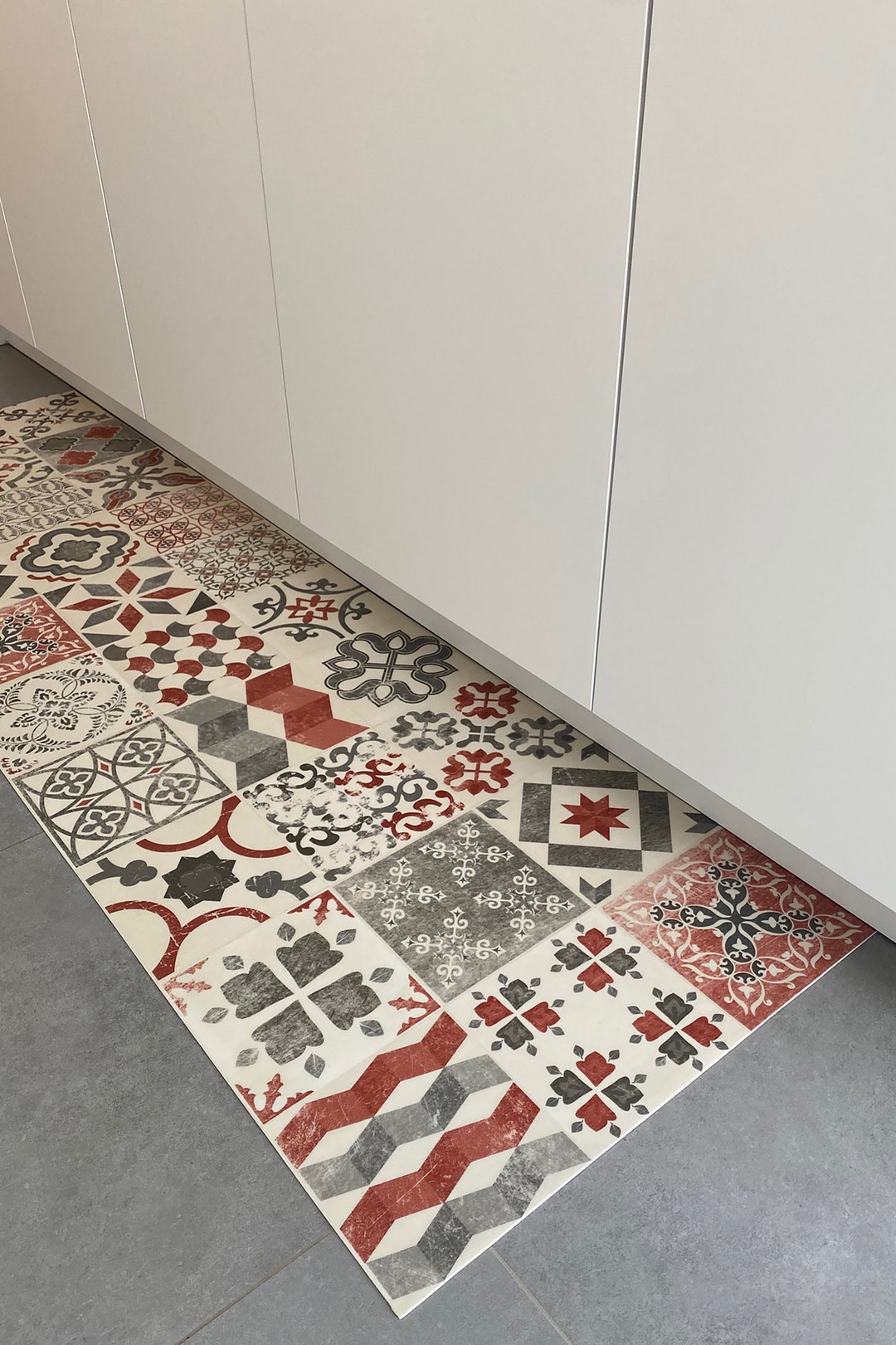 Vinyl Kitchen Runner HAMBURG - Etsy