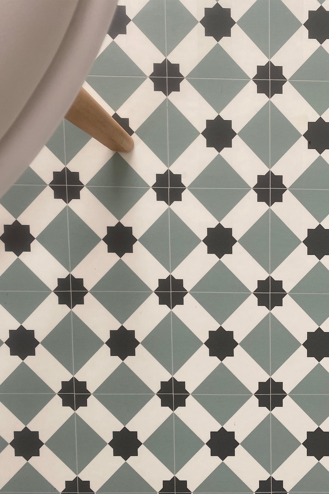 POSTEL - Vinyl Kitchen Runner PVC Carpet. Anti-slip. for Floor ...