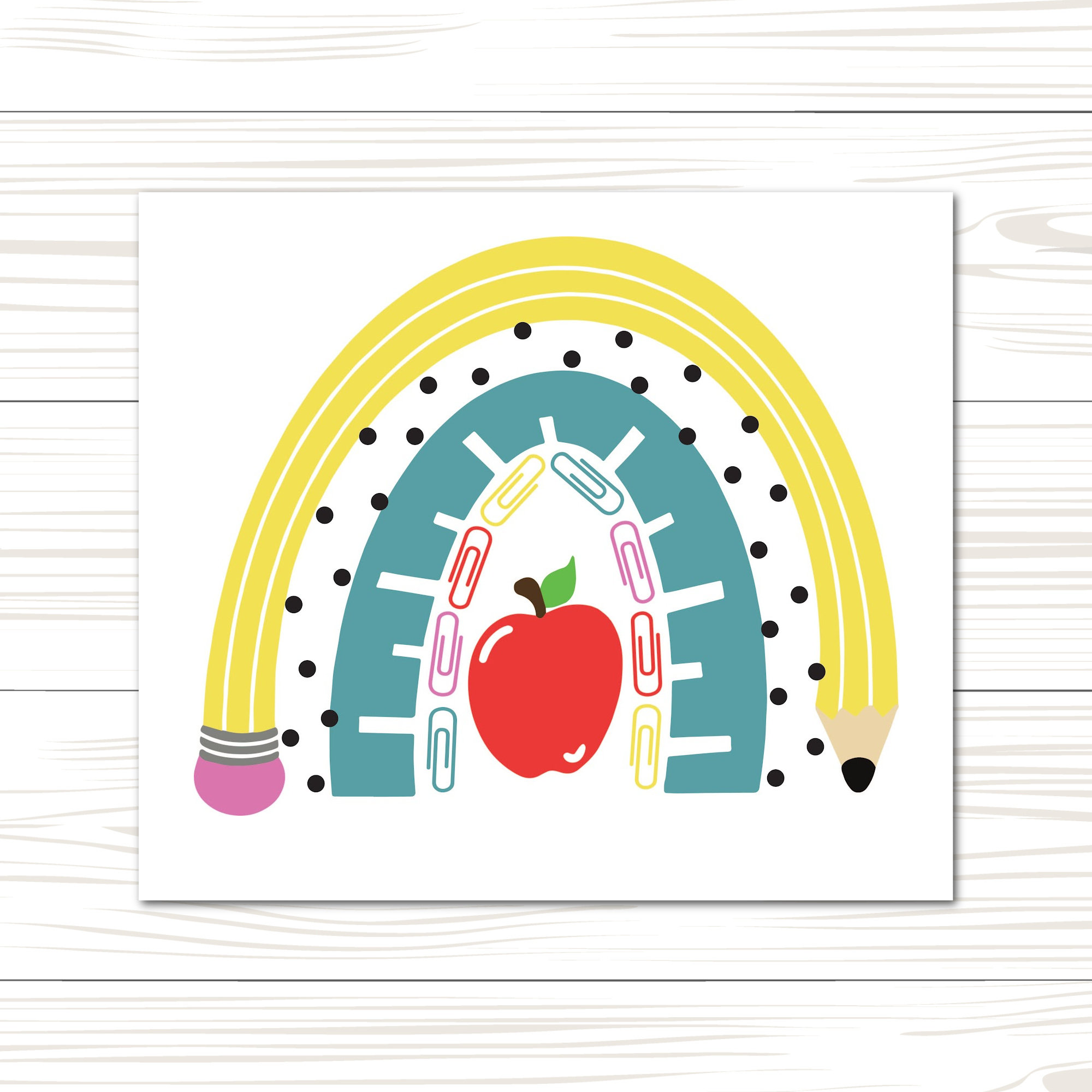 Boho Teacher Rainbow Decal Personalized Teacher Rainbow - Etsy UK