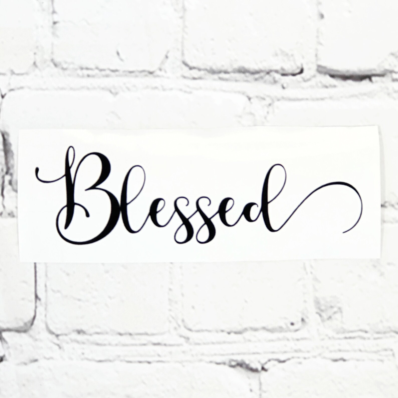 Blessed Vinyl Decal Christian Decal Car Decal Blessed - Etsy