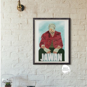 Jawan Poster - Shahrukh Khan Deepika Padukone Nayanthara - Bollywood ...