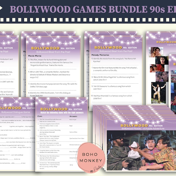 90s Match the Movie - Etsy