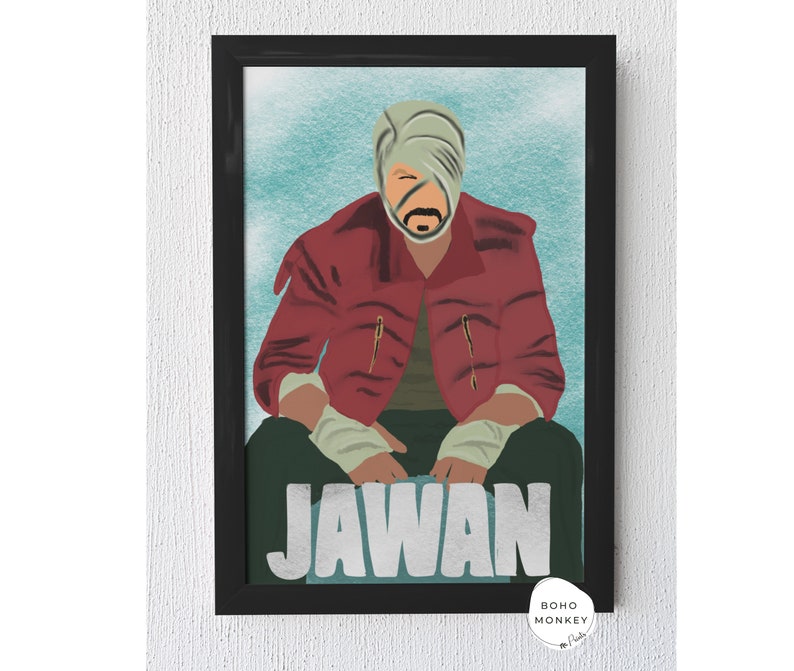 Jawan Poster - Shahrukh Khan Deepika Padukone Nayanthara - Bollywood ...