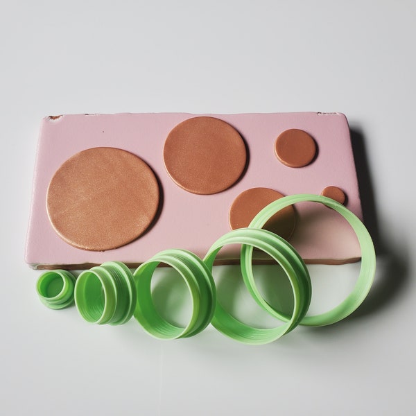 Circle Clay Cutters - Etsy
