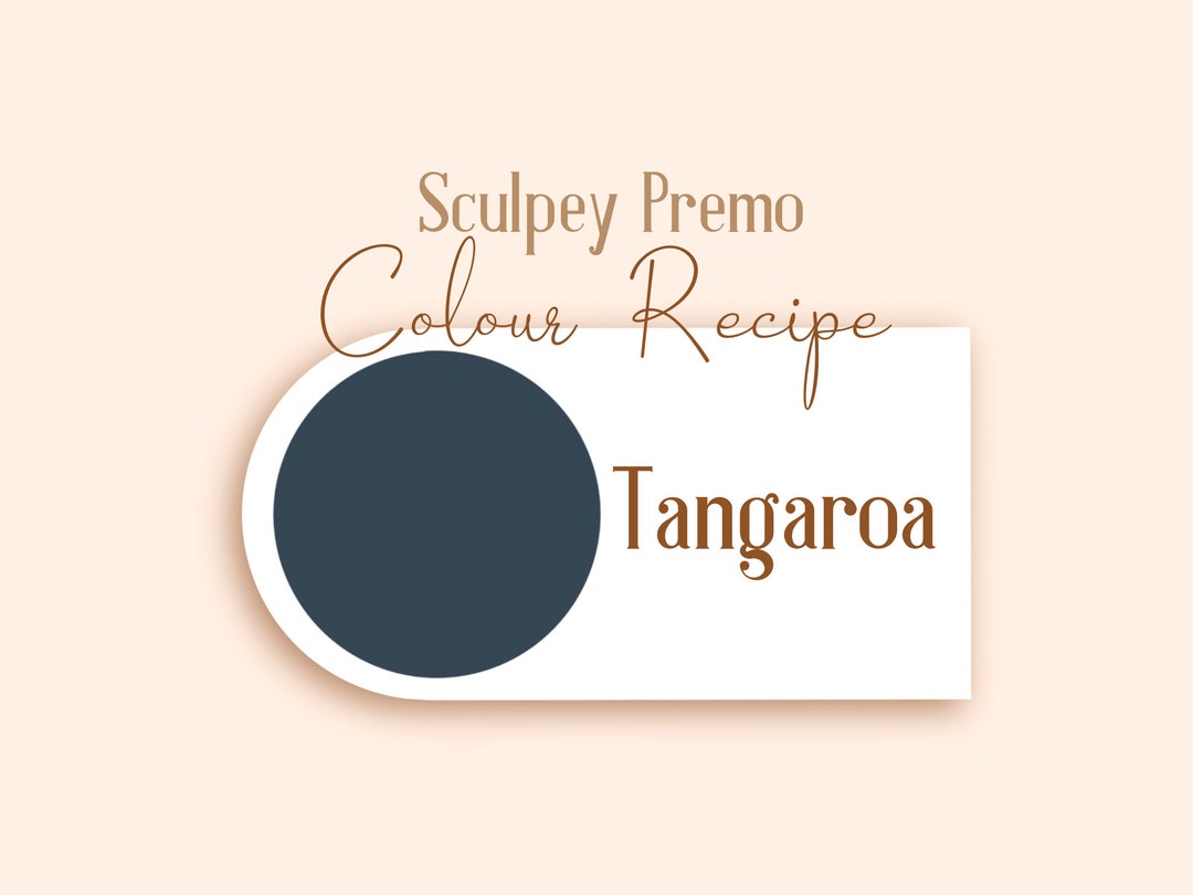 Polymer Clay Color Recipe, Tangaroa, Sculpey Premo Recipe, Color Recipe ...