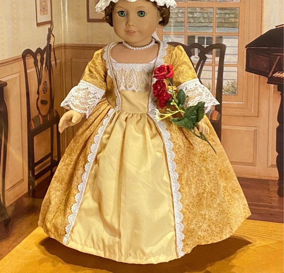 18 Inch Doll Colonial Formal Dress/colonial Doll Clothes18 Inch Doll ...
