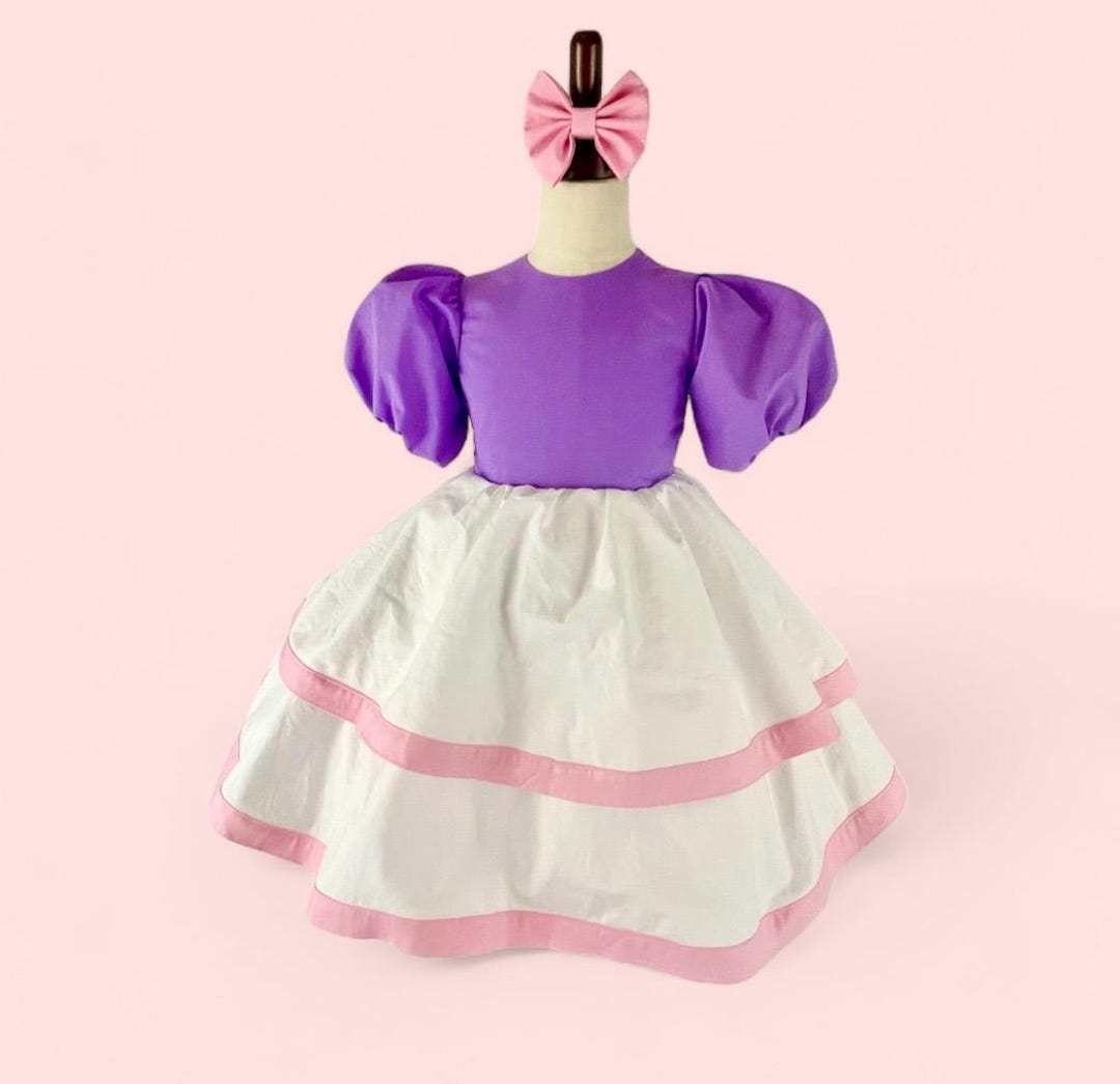 Daisy Duck Baby Dress, Daisy Duck Baby Costume, Baby Dress, Daisy Duck ...