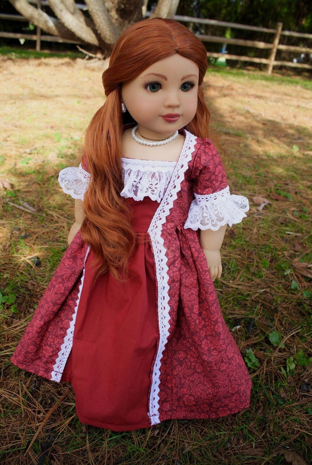 18 Inch Doll Colonial Formal Dress/colonial Doll Clothes18 Inch Doll ...