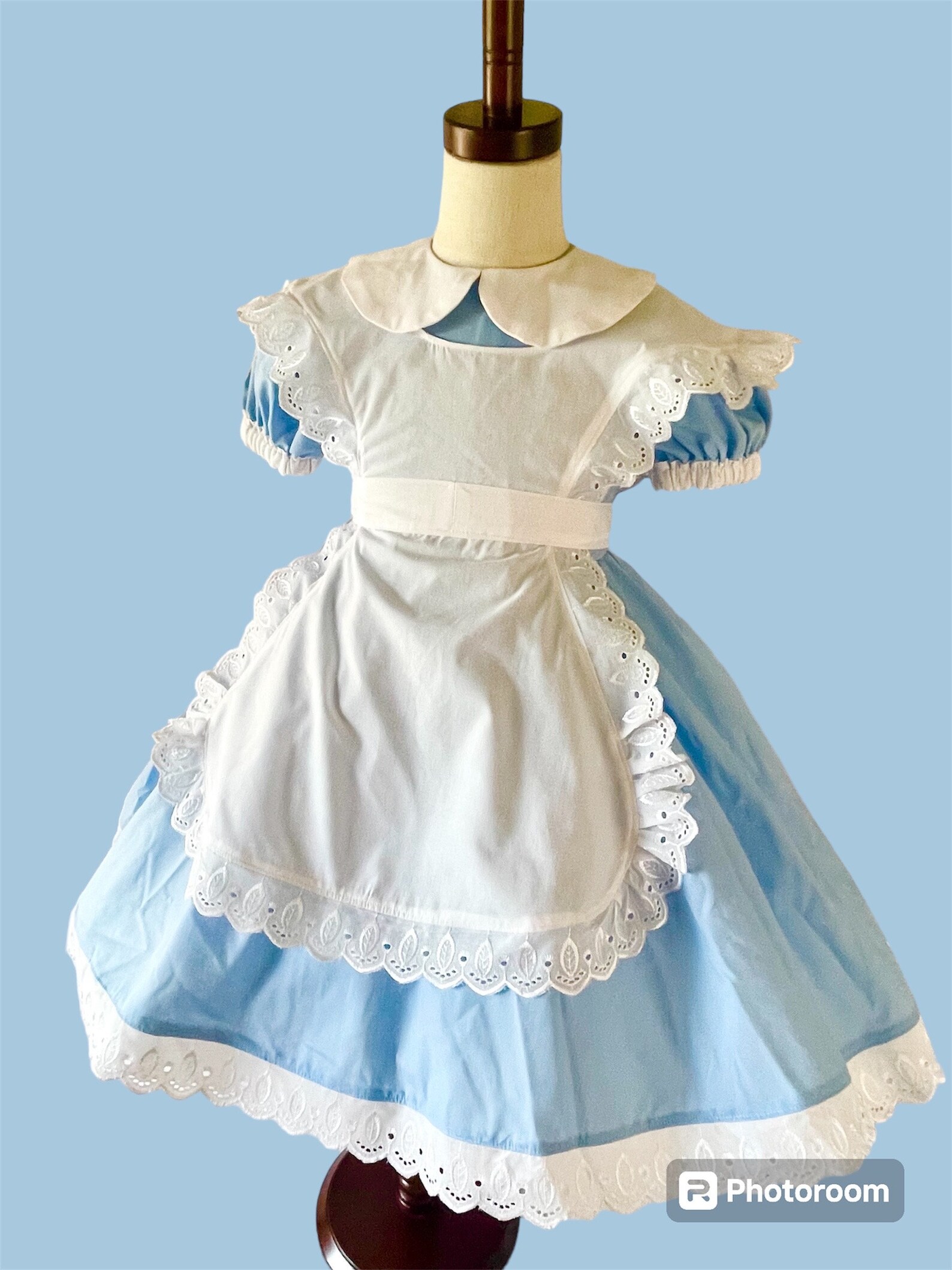 Alice in Wonderland Costume, Birthday Party Dress,girls Cotton Costume ...