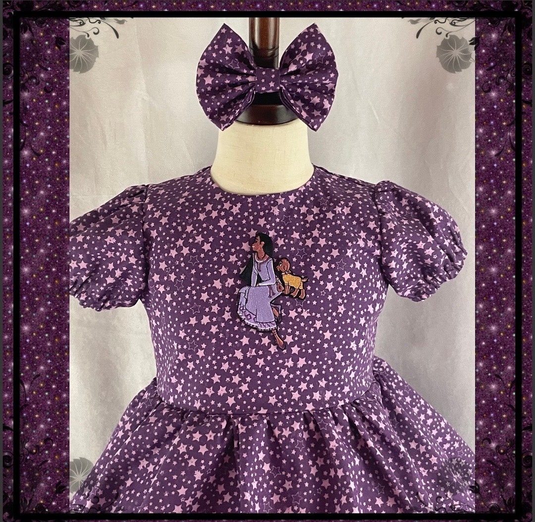 Asha Dress, Asha Costume, Wish Inspired Dress, Girls Characters Dress ...