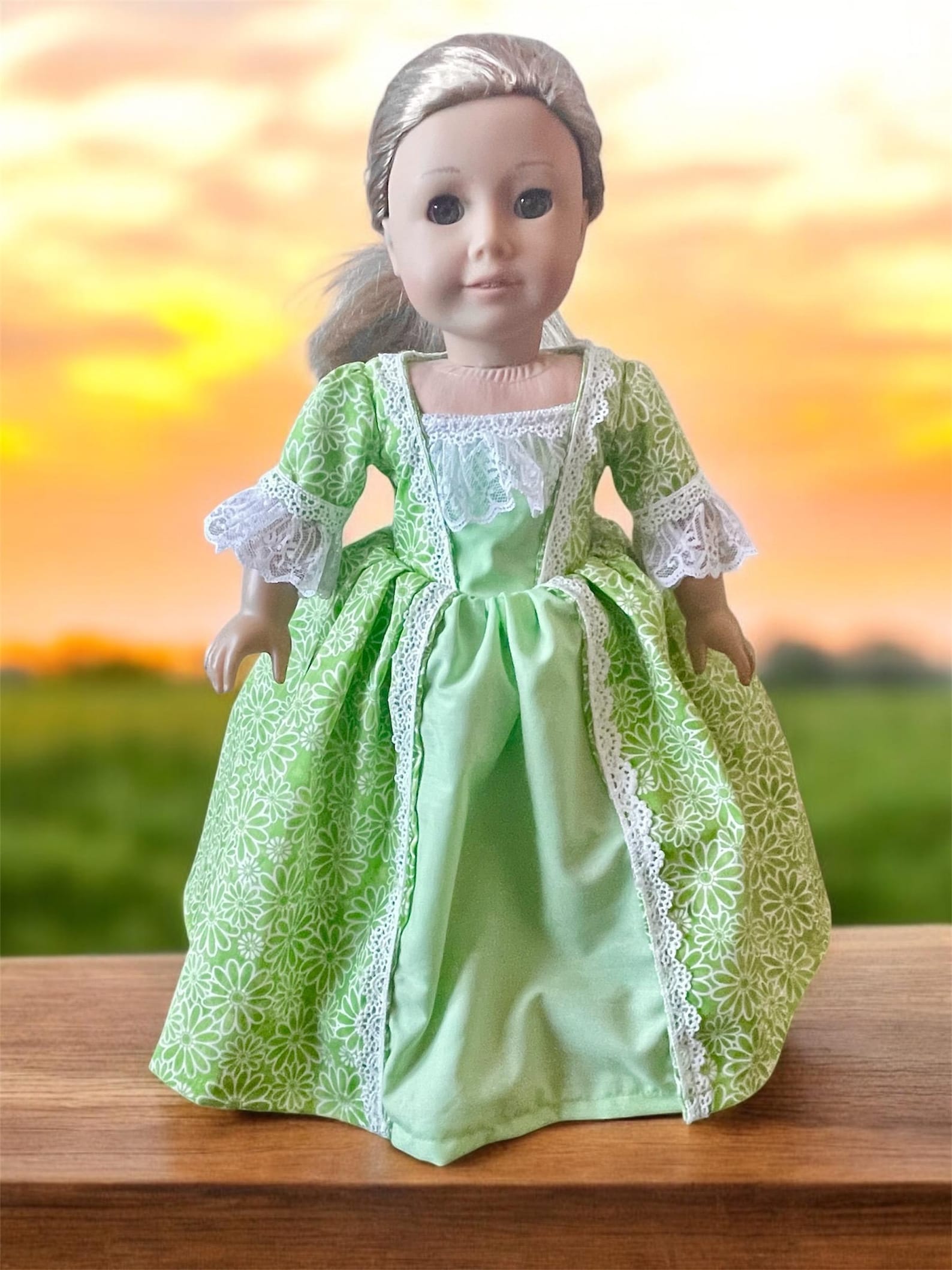 18 Inch Doll Colonial Formal Dress/colonial Doll Clothes18 Inch Doll ...