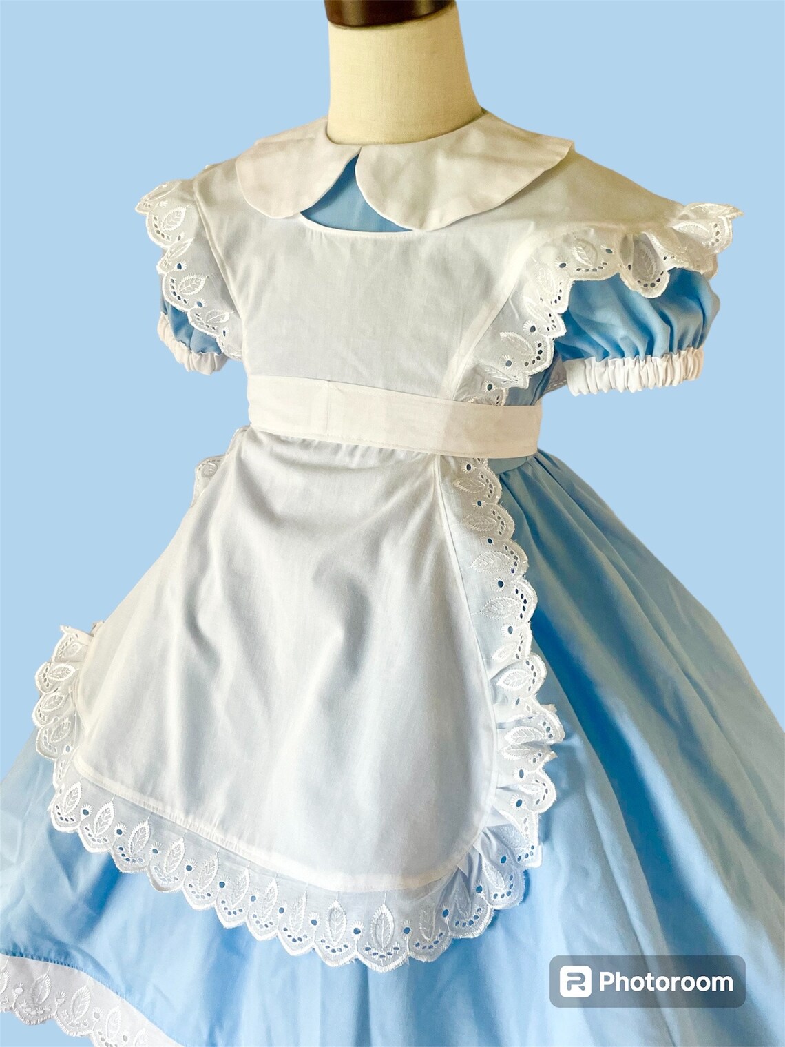 Alice in Wonderland Costume, Birthday Party Dress,girls Cotton Costume ...